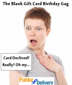 Empty Birthday Gift Card Prank | Funky Delivery